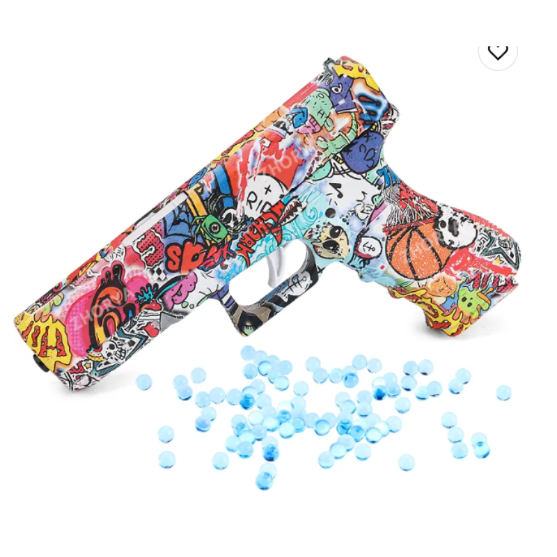 Pistola Glock Hidrogel Tiro A Tiro de juguetes + 1000 bolitas de regal ...